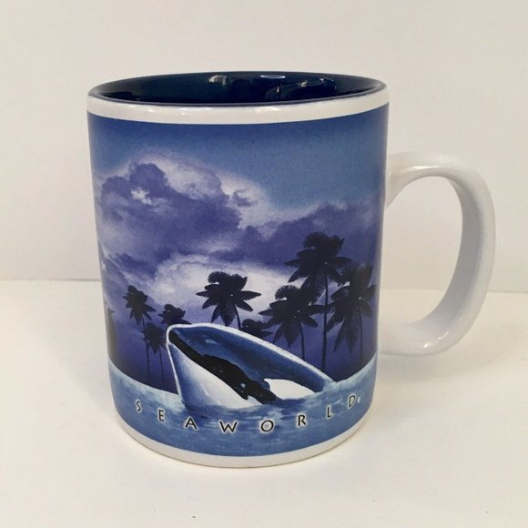 Seaworld | Dining | Seaworld Mug 3d Orcha Whale With Palm Trees | Poshmark